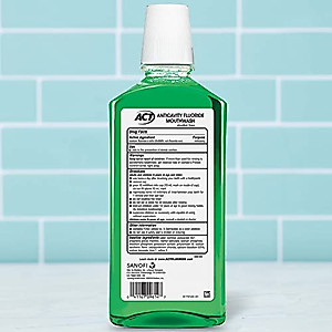 ACT Total Care Zero Alcohol Anticavity Fluoride Mouthwash 33.8 fl. oz. Fresh Mint