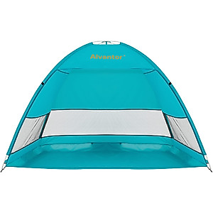 Alvantor Beach Tent Coolhut Plus Beach Umbrella Outdoor Sun Shelter Cabana Automatic Instant Pop-Up UPF 50+ Sun shade Portable Camping Fishing Hiking Canopy Easy Set Up Light Weight Windproof