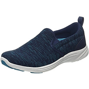Vionic Women's Agile Kea Slip On (Navy/Turquoise, 6.5)
