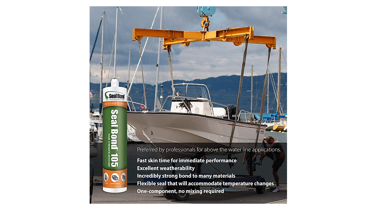 Seal Bond 105 White Marine & Industrial Sealant | High Performance Adhesive