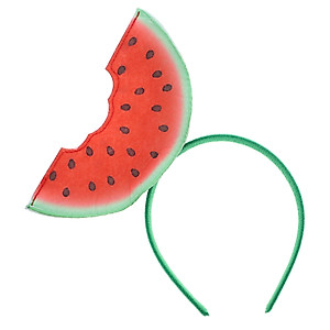 Watermelon Headband for Party Favors, Fruit Headband Fashion Headpiece Watermelon Costume for Women Girls