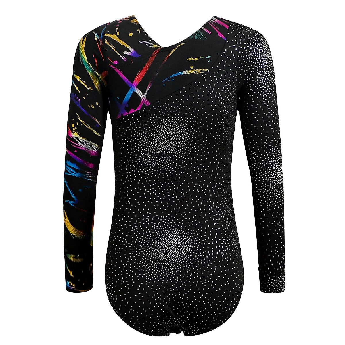 HOZIY Girls Gymnastics Leotards Size 6-7 With Sleeves Long Sleeve 7-8 Year Old Black Kids Little Girl Pink Unitard Tumbling Outfits Dance Clothes Clothing Bodysuits