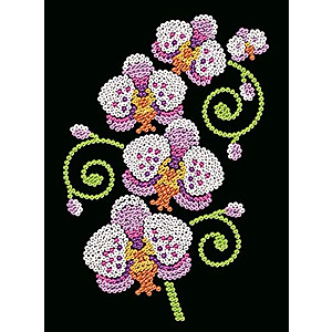 Sequin Art Purple Orchid, Sparkling Arts and Crafts Kit; Creative Crafts for Adults and Kids