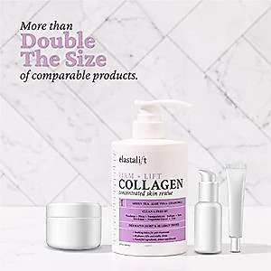 Elastalift Collagen Cream Skin Care Face Lotion & Body Lotion | Fragrance Free Skin Tightening Cream Collagen Firming Lotion Body Moisturizer For Crepey Skin, Stretch Marks, & Cellulite, 15 Fl Oz