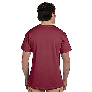 Hanes Unisex 50/50 T-Shirt,HEATHER NAVY,L