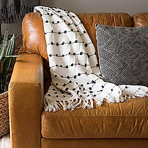 DII Woven Loop Throw Collection, 50x60, Off-White