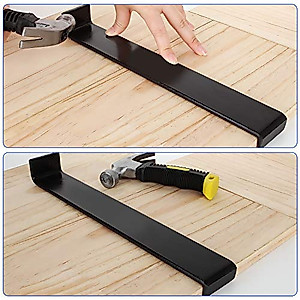 ZIQI 13 Inch Laminate Wood Flooring Installation Kit, Manganese Steel Heavy Duty Laminate Flooring Pull Bar for Laminate Plank and Wood Flooring Installation Pull Bar Kit(Black)