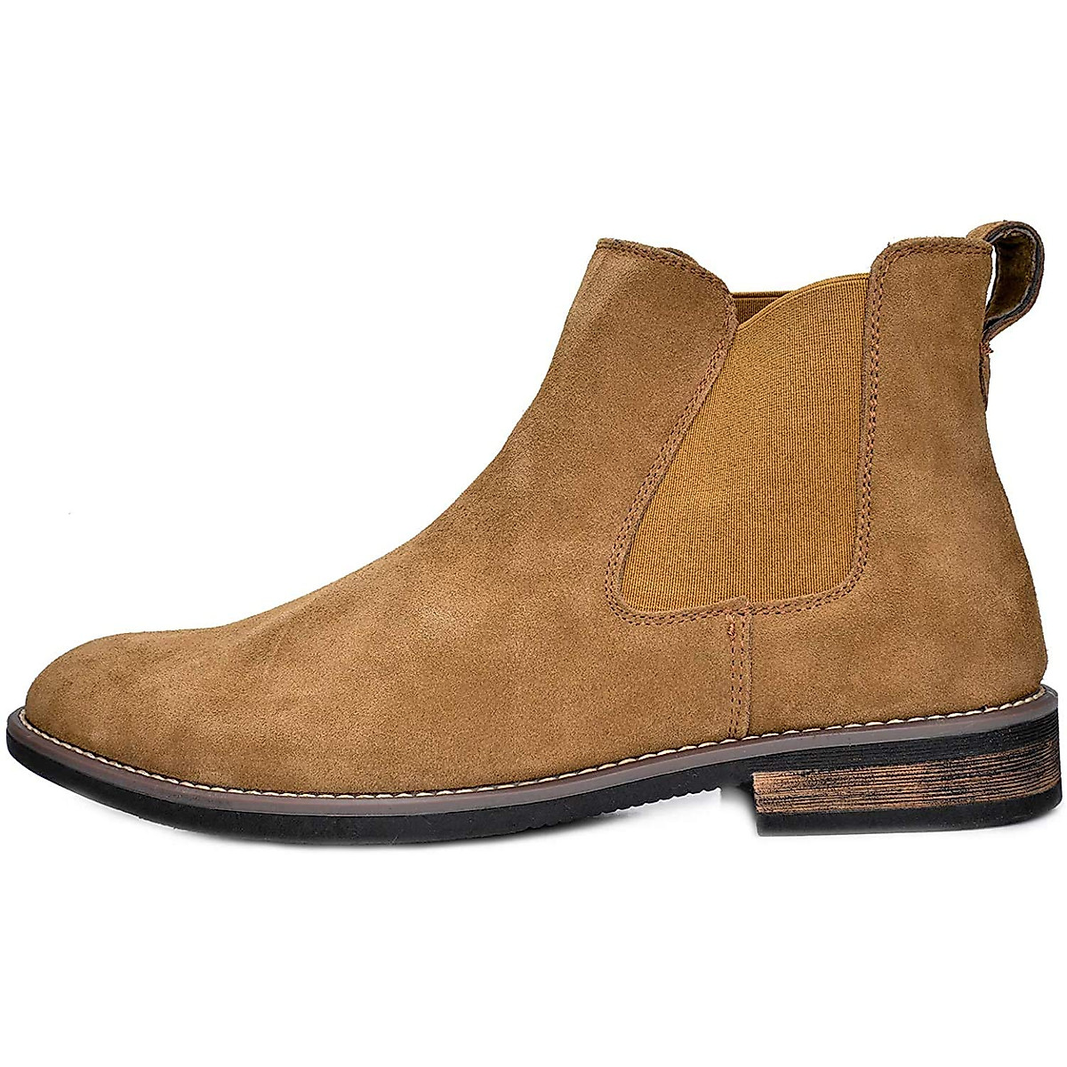 Bruno Marc Mens Urban-06 Tan Suede Leather Chelsea Ankle Boots - 12 M US