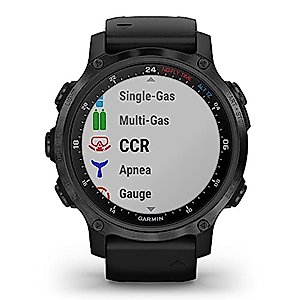 Garmin Descent Mk2S (Carbon Gray DLC/Black) GPS Divers Computer Watch Diver's Bundle | Includes PlayBetter Dry Bag Set | Wrist-Based HR, 6 Dive Modes, ABC Sensors | Diving Smartwatch | 010-02403-06