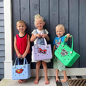 SHIYIXING MOMLIFE Charms for Bogg Bag, Bogg Bag Charms Accessories,Decorative Charm for Beach Tote Bag Rubber Beach Bag