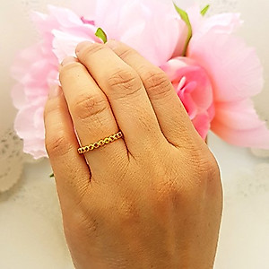 Dazzlingrock Collection Round Citrine Eternity Stackable Anniversary Wedding Band in 14K Yellow Gold, Size 8