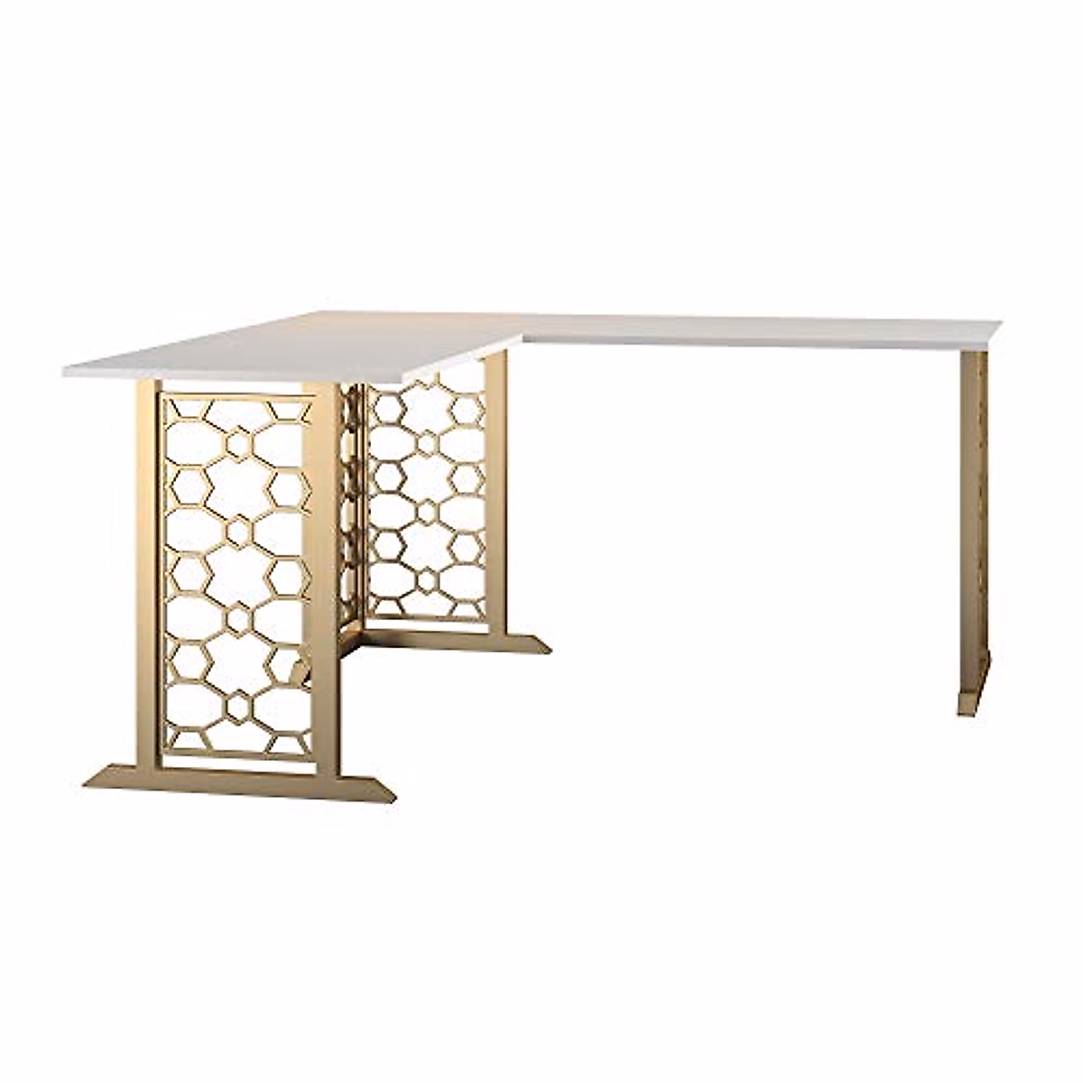 CosmoLiving by Cosmopolitan Ella L, White Desk