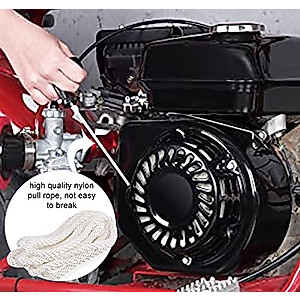 Pull Recoil Starter for Predator 212cc 6.5HP 7HP OHV Engine Go Cart Pit Bike Generator Lawnmower Pull Start Assembly for Honda Clones Recoil Starter Generator Coleman Champion 196cc 224cc 159cc