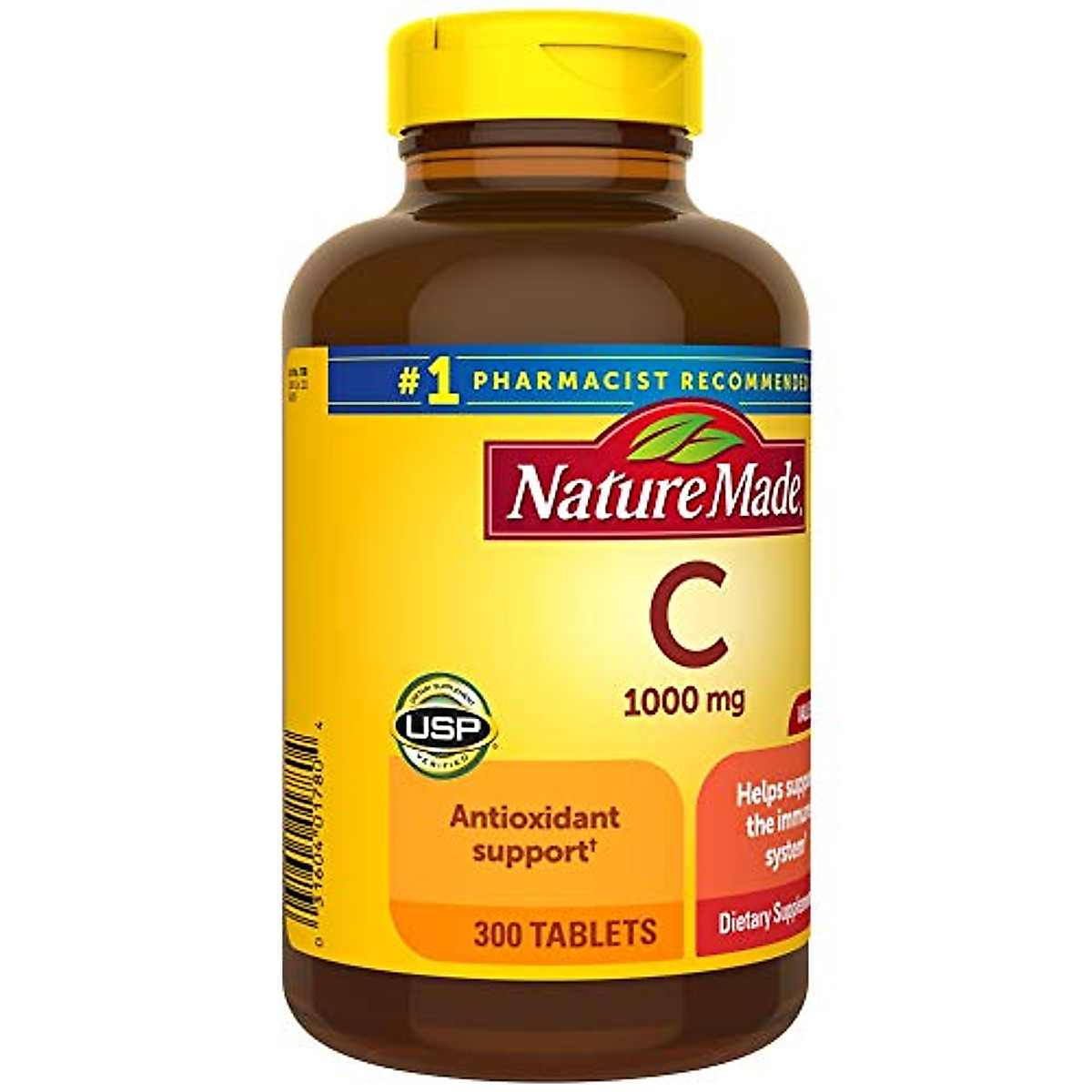 Vitamin C 1000 mg, 300 Tablets, Helps Support the Immune System