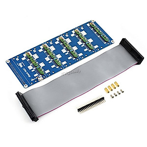 XYGStudy Stack HAT I/O Expansion Connector for Raspberry Pi, 5 Sets of 2x20 Pinheaders, Directly Pluggable, USB Power Port