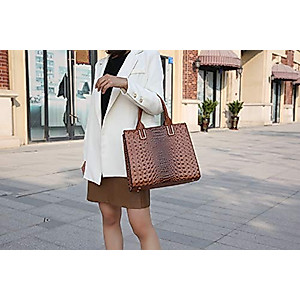 MKF Set Satchel Shoulder Bag for Women & Wristlet Wallet Purse – PU Leather Top Handle Tote Handbag Crossbody Strap Black