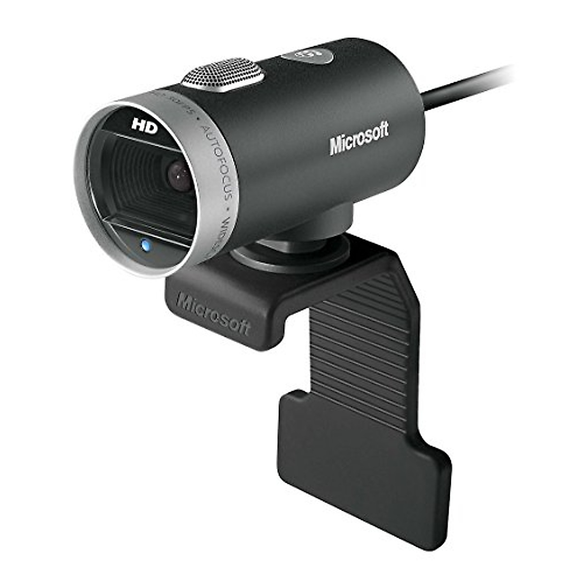 Microsoft LifeCam Cinema Webcam for Business - Black with built-in noise cancelling Microphone, Light Correction, USB Connectivity, for video calling on Microsoft Teams/Zoom, Windows 8/10/11