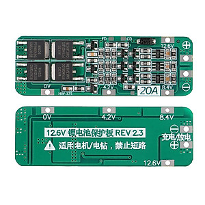ACEIRMC 5pcs 3S 20A Li-ion Lithium Battery 18650 Charger PCB BMS Protection Board 12.6V Module