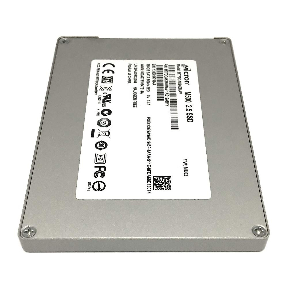 Micron M500 960GB 2.5-inch SATA III MLC (6.0Gb/s) Internal Solid State Drive (SSD) (MTFDDAK960MAV) - 5 Years Warranty