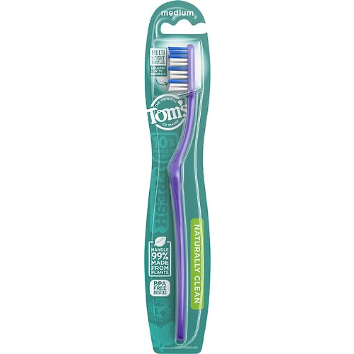 Tom's of Maine, Naturally Clean Toothbrush, Medium