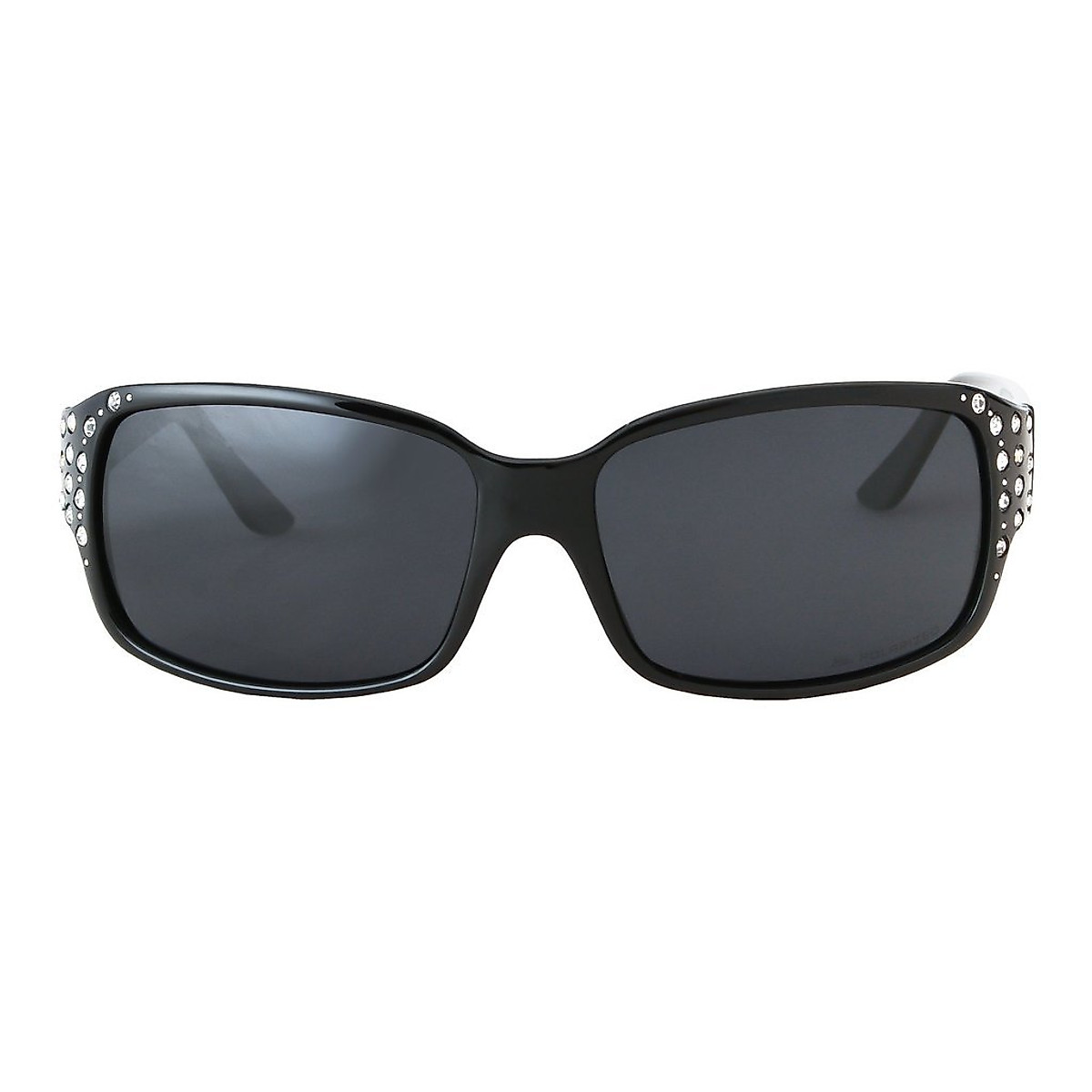 Polarized Sunglasses for Women - Premium Black Fashion Sunglasses - HZ Series Diamante Womens Designer Sunglasses
