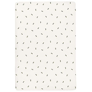 Ely's & Co. Patent Pending Waterproof Pack N Play | Mini Portable Crib Sheet Set - 2 Pack Berry and Cluster Dot (Sage)