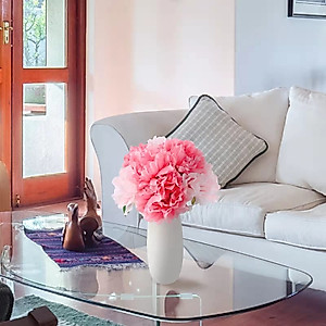 Gabriel's Garden Artificial Peony Flowers, 10pcs Fake Peony Flowers, Silk Flowers Bouquet, Pink Peonies for Home Decor, Wedding Decoration, Centerpieces, Birthday Party