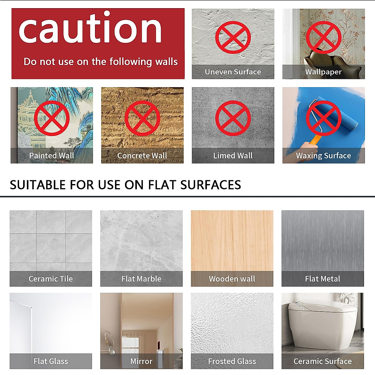 Paoli Heavy Duty Self Adhesive Hooks - Sturdy self Adhesive Hooks for Home, School and Office Easy to fit and Remove,with a Maximum Load Capacity of 30lb (4 PC).