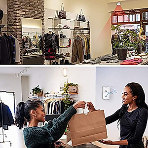 Wireless Motion Sensor Door Chime: Business Entry Doorbell Indoor Motion Detector Buzzer (500Ft Range, 32 Tunes, 5 Level Volume) Store Entrance Alert Bell Bed Alarm for Elderly Dementia Patients