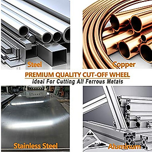 THANOS Cut Off Wheel,50 Pack 4-1/2"x 3/64 x 7/8" Metal and Stainless Steel Cutting Wheel for Angle Grinder,Ultra Thin Cutting Disc（4.5"x.040"x7/8" ）