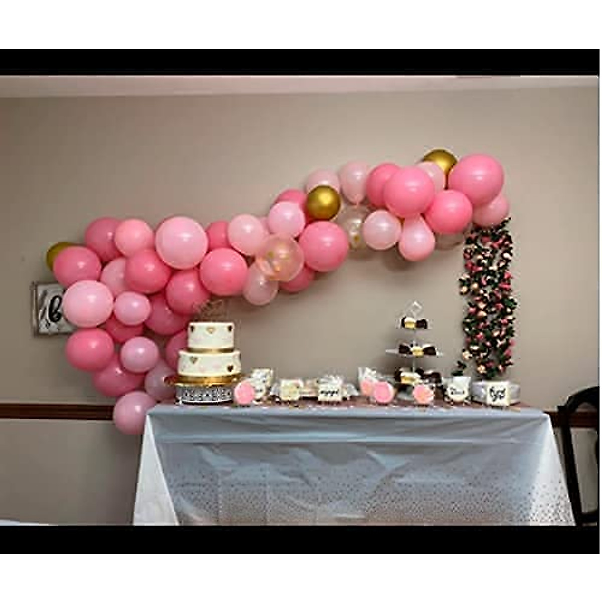 Xeternity-Made XMSound 3 Pieces Cake Stand Set ,White Metal Cupcake Holder Dessert Display Plate ,Decor Serving Platter for Wedding Birthday Parties Celebration