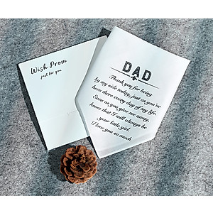 Father Of The Bride Handkerchief Gifts To Dad Wedding Gift From Daughter, White Handkerchiefs For Bridal's Father, Wedding Keepsake For Perfect Moments