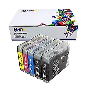 HIINK Compatible Ink Cartridge Replackement for Brother LC51 LC 51 Ink Cartridges use with MFC-230C MFC-240C MFC-3360C MFC-440CN MFC-465cn MFC-5460CN MFC-5860CN MFC-665CW MFC-685cw MFC-845CW (5 PK)