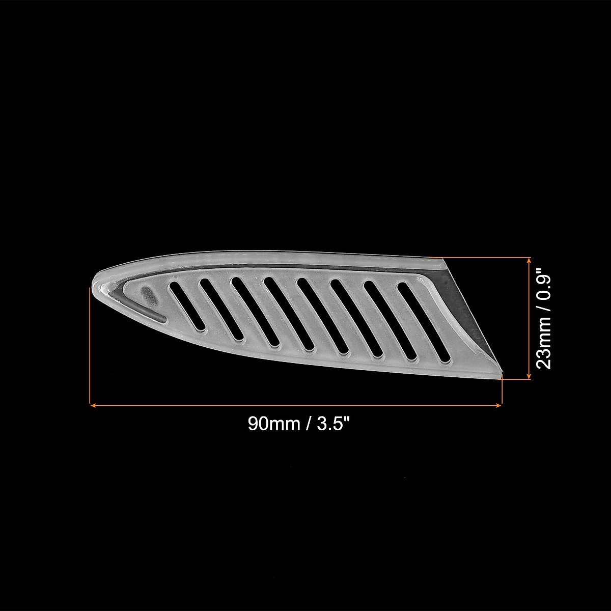 PATIKIL PP Safety Knife Cover Sleeves for 3.5" Paring Knife, 5 Pack Knives Edge Guard Blade Protector Universal Knife Sheath for Kitchen, White