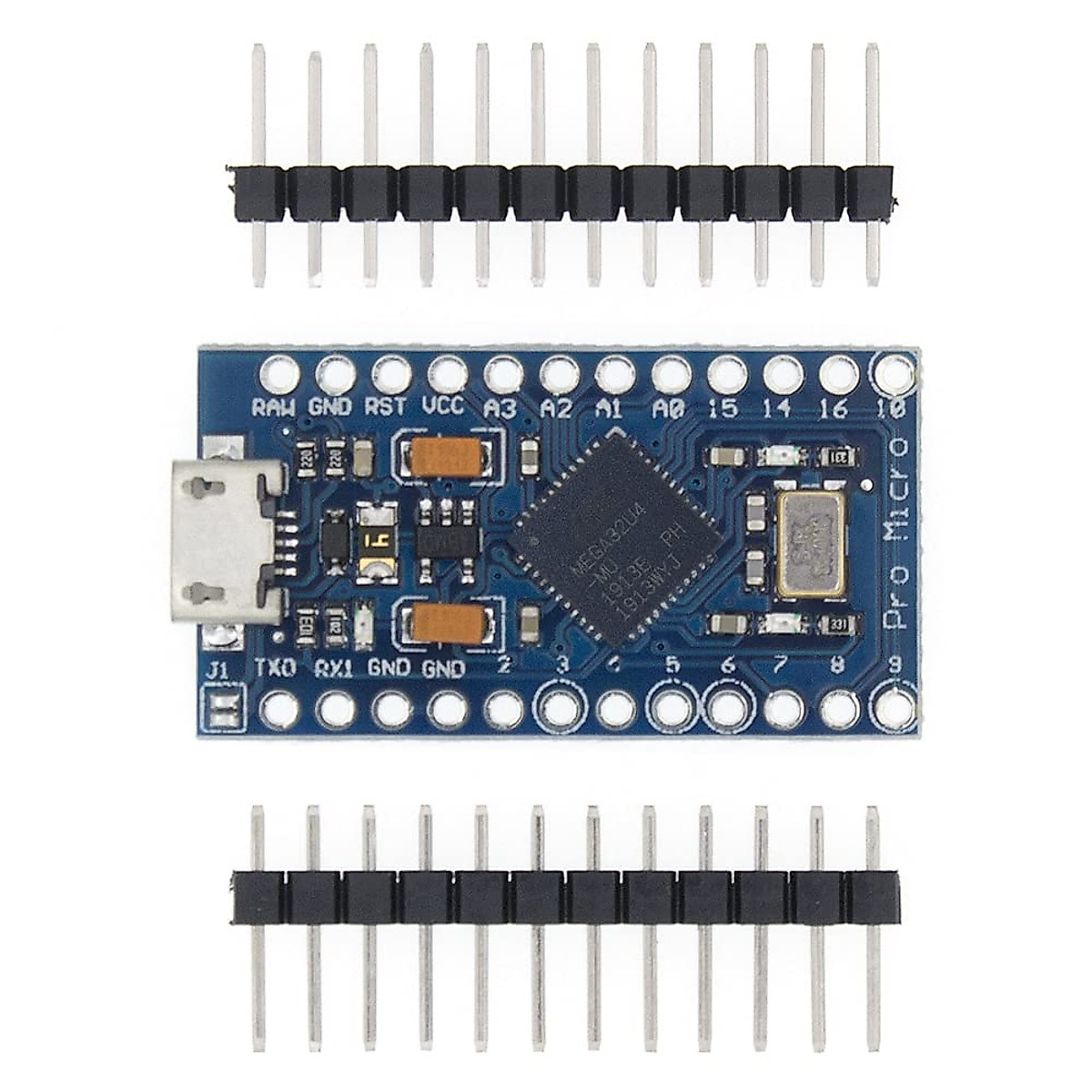 Pro Micro with The bootloader Black/Blue ATmega32U4 5V/16MHz Module Controller Mega32U4 Leonardo Suitable arduino-Micro USB 3-18V