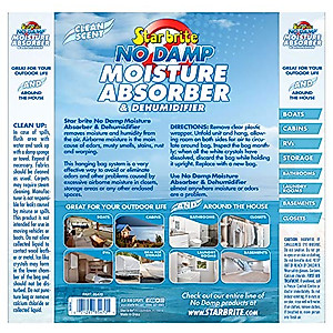 STAR BRITE No Damp Dehumidifier Hanging Bag - 16 OZ (085470)