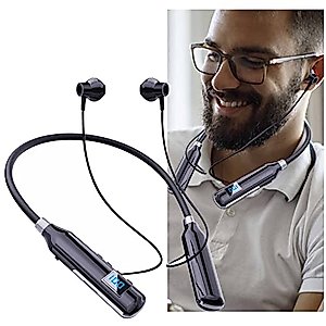 pstuiky Bluetooth 5.2 Headphones, Long Battery Life,100 Hours,Ipx5 Waterproof, 360 Degree Omni-Directional Sound Field Positioning Neckband Running Sport Headset