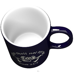 NM NEXTMUG Engraved Ceramic Mug - Chou Shall Shalt Not Try Me - Funny Gift Coffee Cup