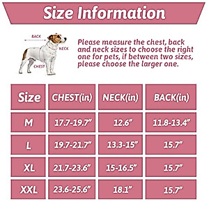 IECOii Dog Jacket for Cold Weather, Plush Pet Cotton-Padded Clothes for Autumn Winter, Pet Clothes with Adjustable Magic Sticker, Ultra Soft Pets Coat Vest for Cats and Small, Medium Dogs, Pink, L