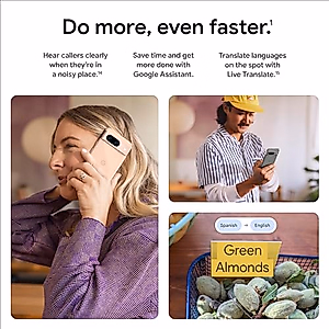 Google Pixel 8 - Unlocked Android Smartphone with Advanced Pixel Camera, 24-Hour Battery, and Powerful Security - Hazel - 128 GB