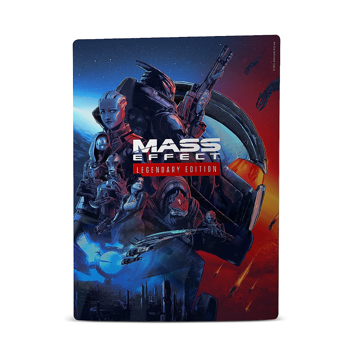 Head Case Designs Officially Licensed EA Bioware Mass Effect Key Art Legendary Graphics Vinyl Faceplate Gaming Skin Decal Compatible With Sony PlayStation 5 PS5 Disc Console & DualSense Controller
