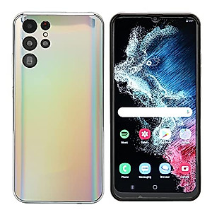 4GB RAM 64GB ROM Glass Screen Mobile Phone 6.52 Inch 3500mAh Smartphone for Home (Silver)