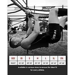 MudGear Men's Freestyle Running Shorts, Moisture-Wicking, Lightweight & Quick-Dry Athletic Workout Apparel with 7" Inseam, Zipper Pocket & 4-Way Stretch for Gym, Race & Trail, Black, Large