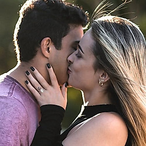 Clara Pucci 2.0 ct Pear Cut Solitaire Moissanite Engagement Wedding Bridal Promise Anniversary Ring 18K White Gold Size 5.25