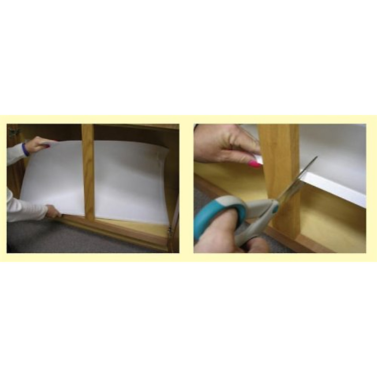 VANCE Trimmable Under Sink Tray for 36 in. Base Cabinet | Protects Cabinets from Leaks and Spills | Adjustable Spill Guard for Kitchen and Bathroom Sinks