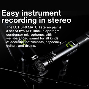 LCT 040 Match Stereo Pair Small Diaphragm Condenser Microphones