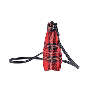 Signare Tapestry Small Crossbody Bag Sling Bag for Women with Royal Stewart Tartan Plaid Design (SLING-RSTT)