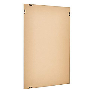 Amazon Basics Rectangular Wall Mount Mirror 24" x 36", Standard Trim, White