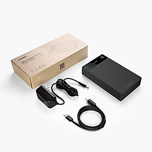 UGREEN External Hard Drive Enclosure for 3.5 2.5 Inch SATA SSD HDD USB 3.0 to SATA III Hard Drive Case with UASP 12V Power Adapter Compatible with WD Seagate Toshiba Samsung Hitachi PS5 Xbox