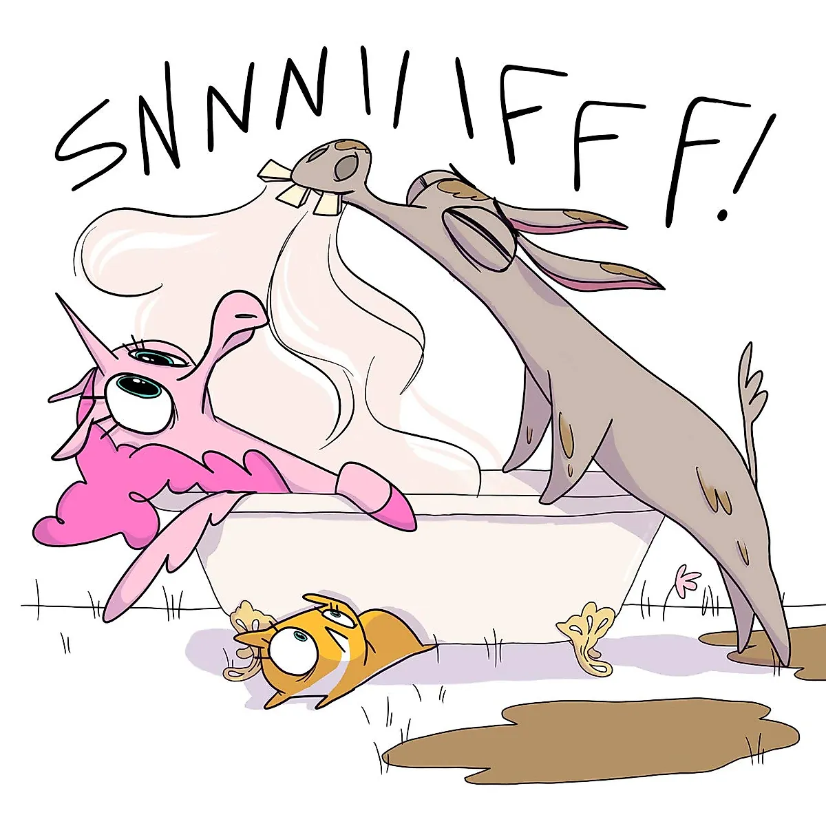 Donkeys can't take bubble baths!: A Hilariously Silly Story about Being Open-Minded and Trying New Things